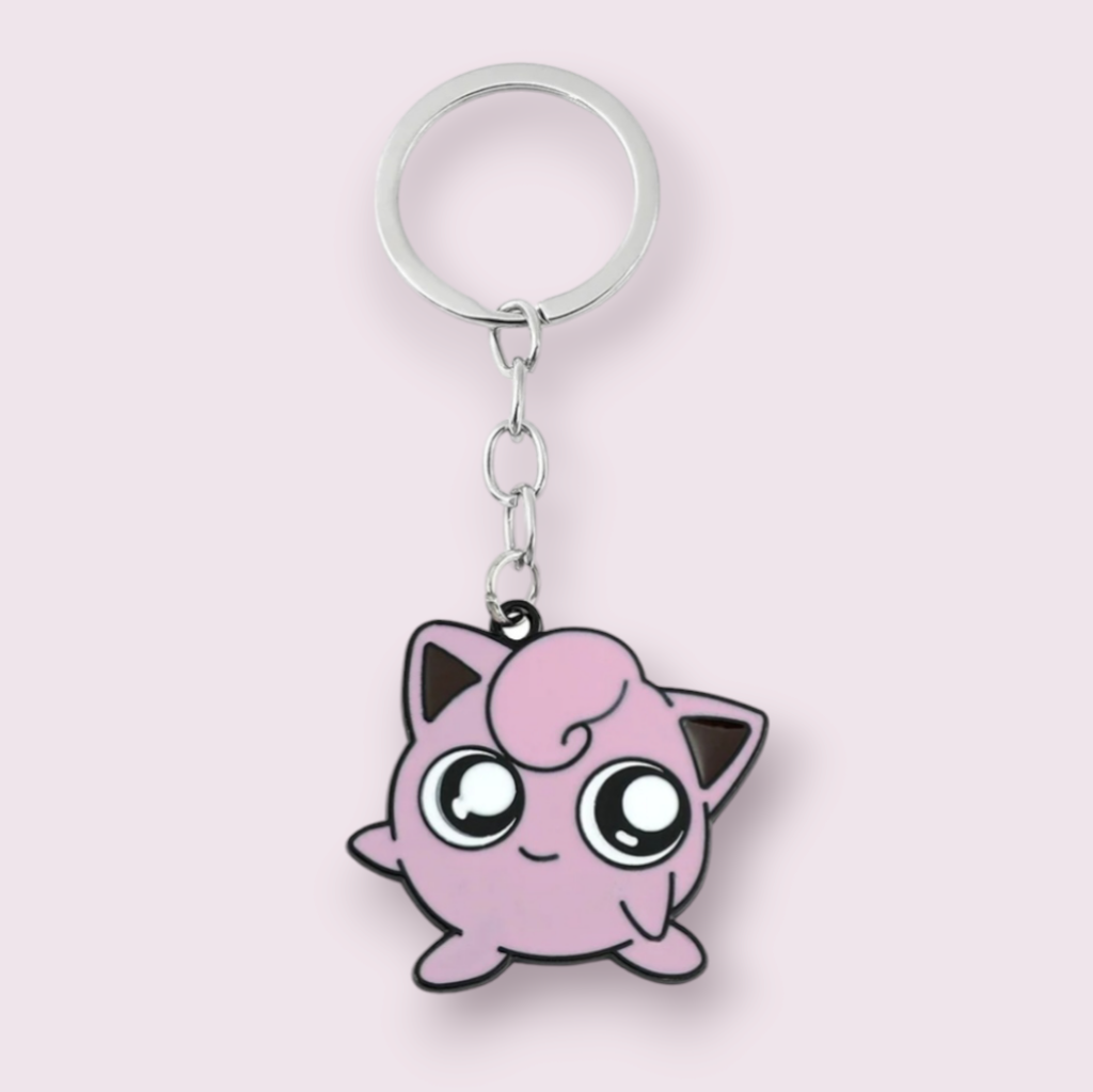 Jigglypuff Pokémon Inspired Keyring – The Raven's Claw