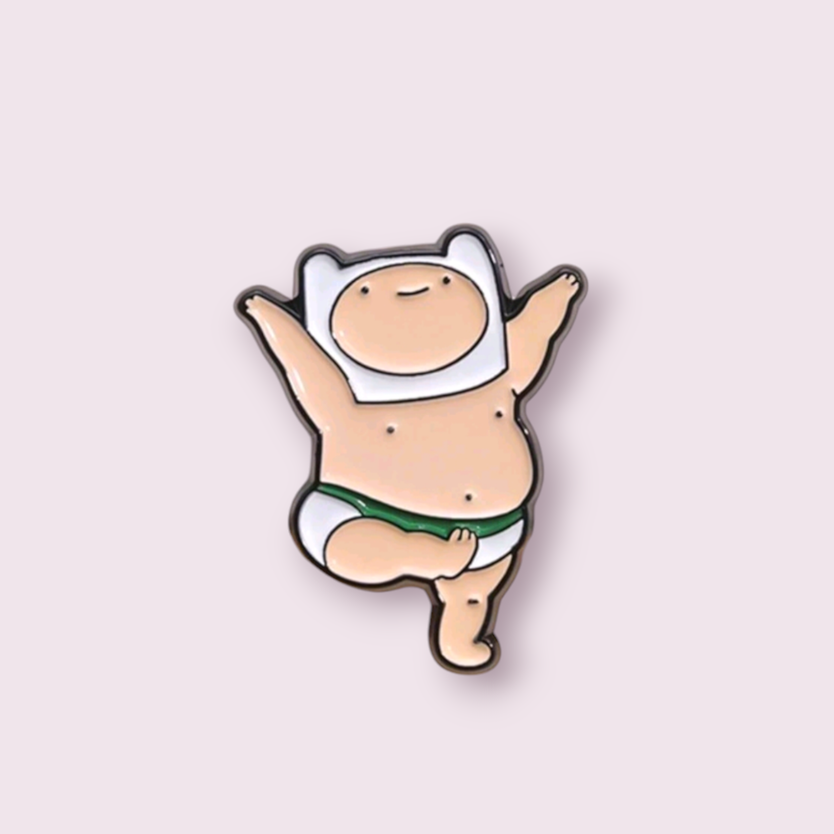 Adventure Time inspired Buff Baby Finn Pin – The Raven's Claw