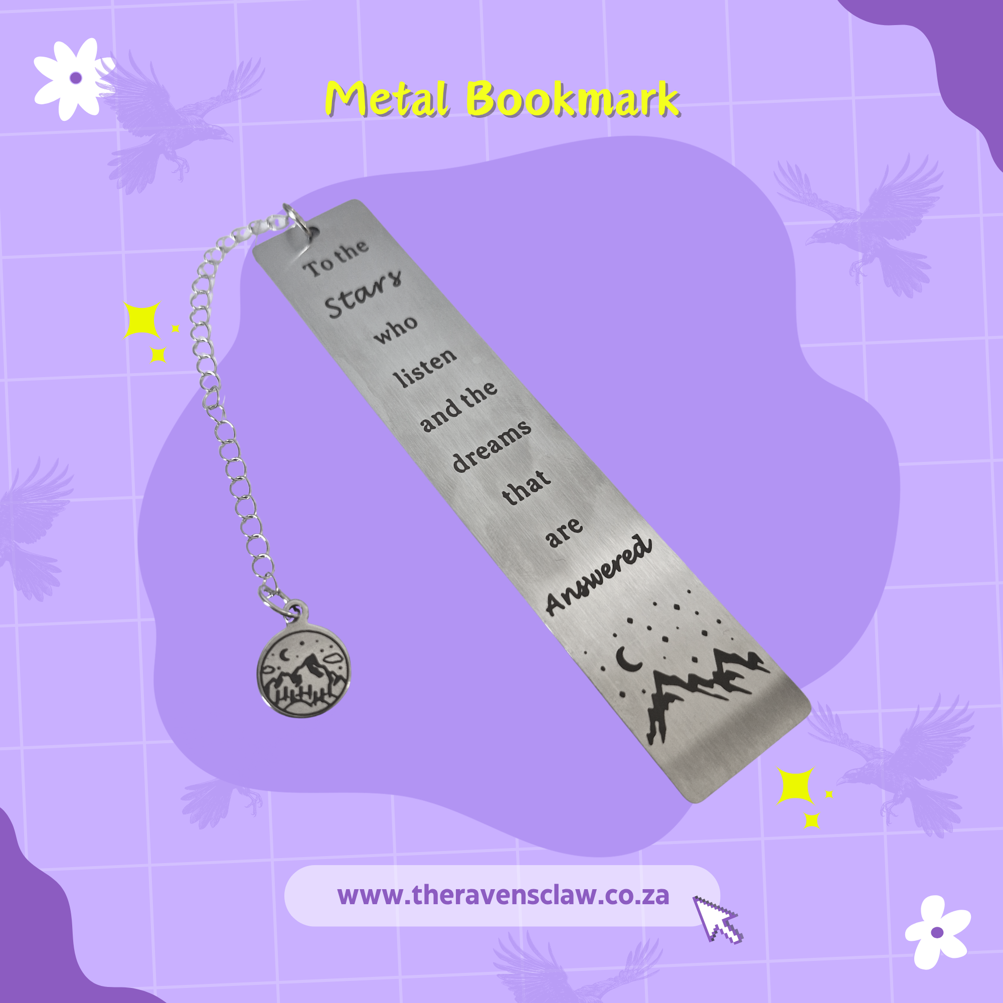 ACOTAR Velaris inspired Bookmark – The Raven's Claw