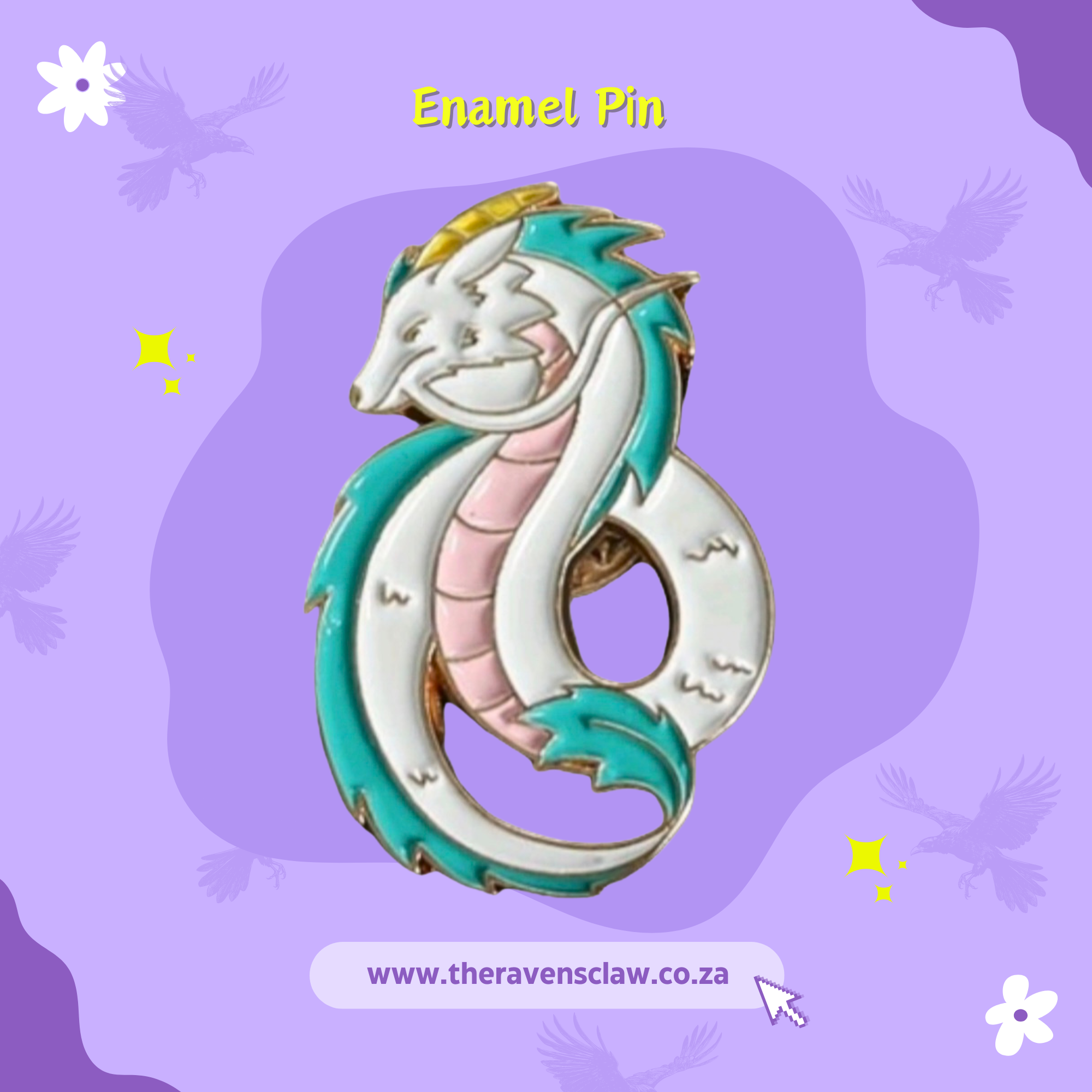 Enamel and Shrink Film Pins – The Raven's Claw